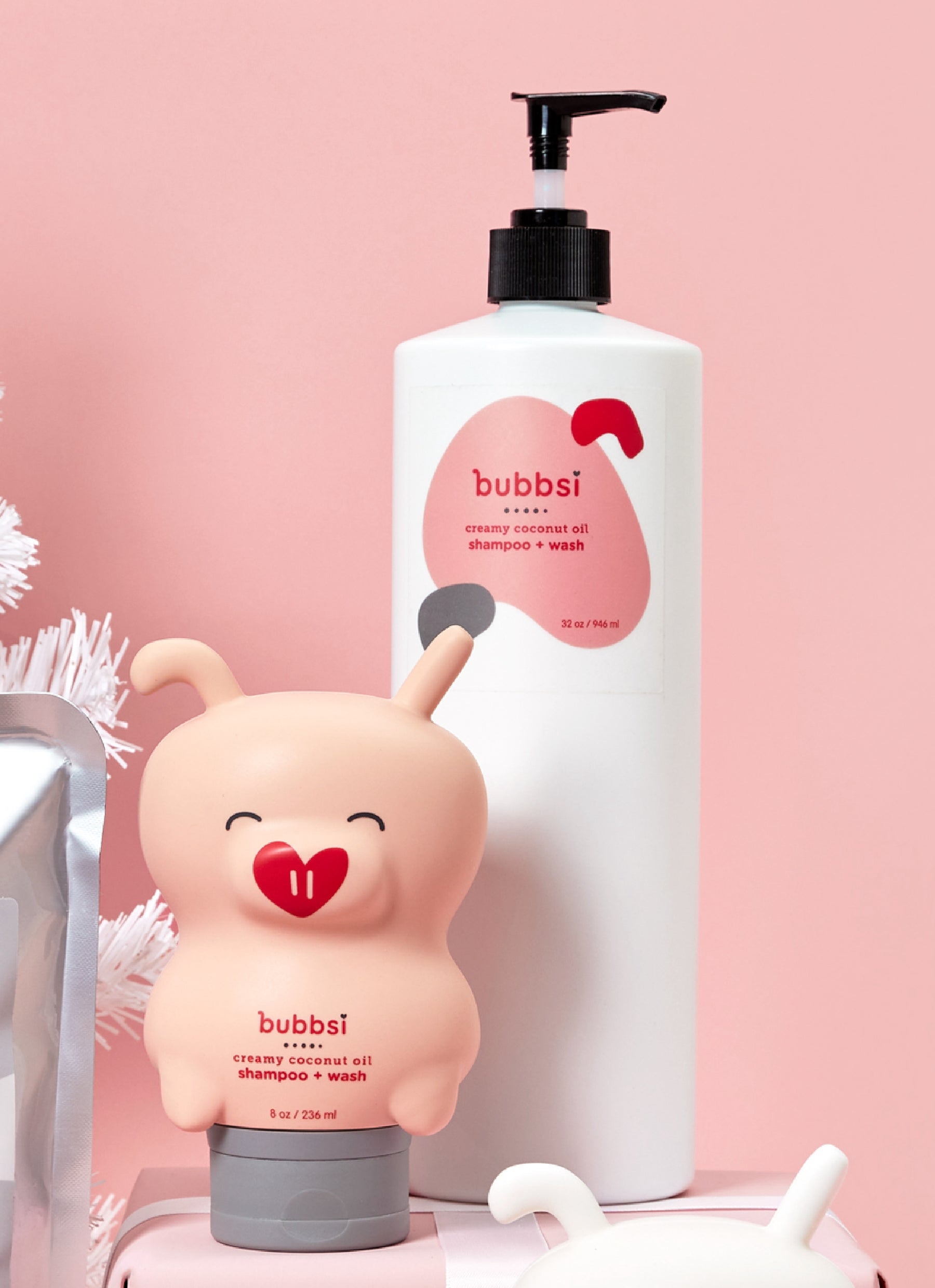 Coconut Oil Baby Shampoo & Wash | Eco-friendly Refill Size | Bubbsi